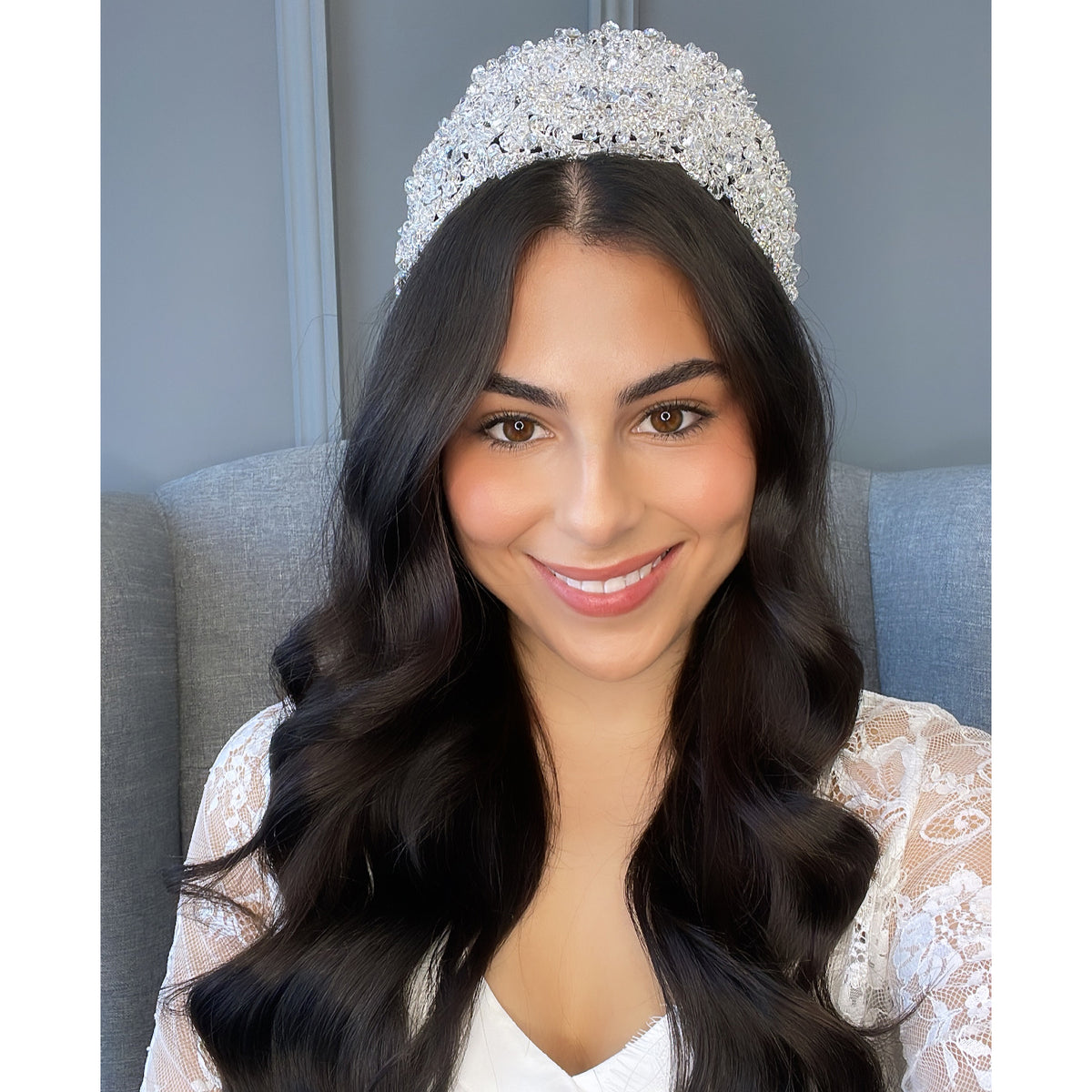 Elliette Bridal Crown - Roman & French