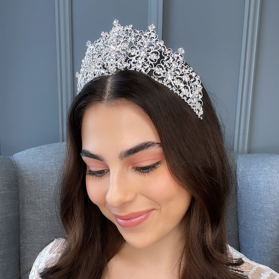 Alexis Bridal Crown - Roman & French