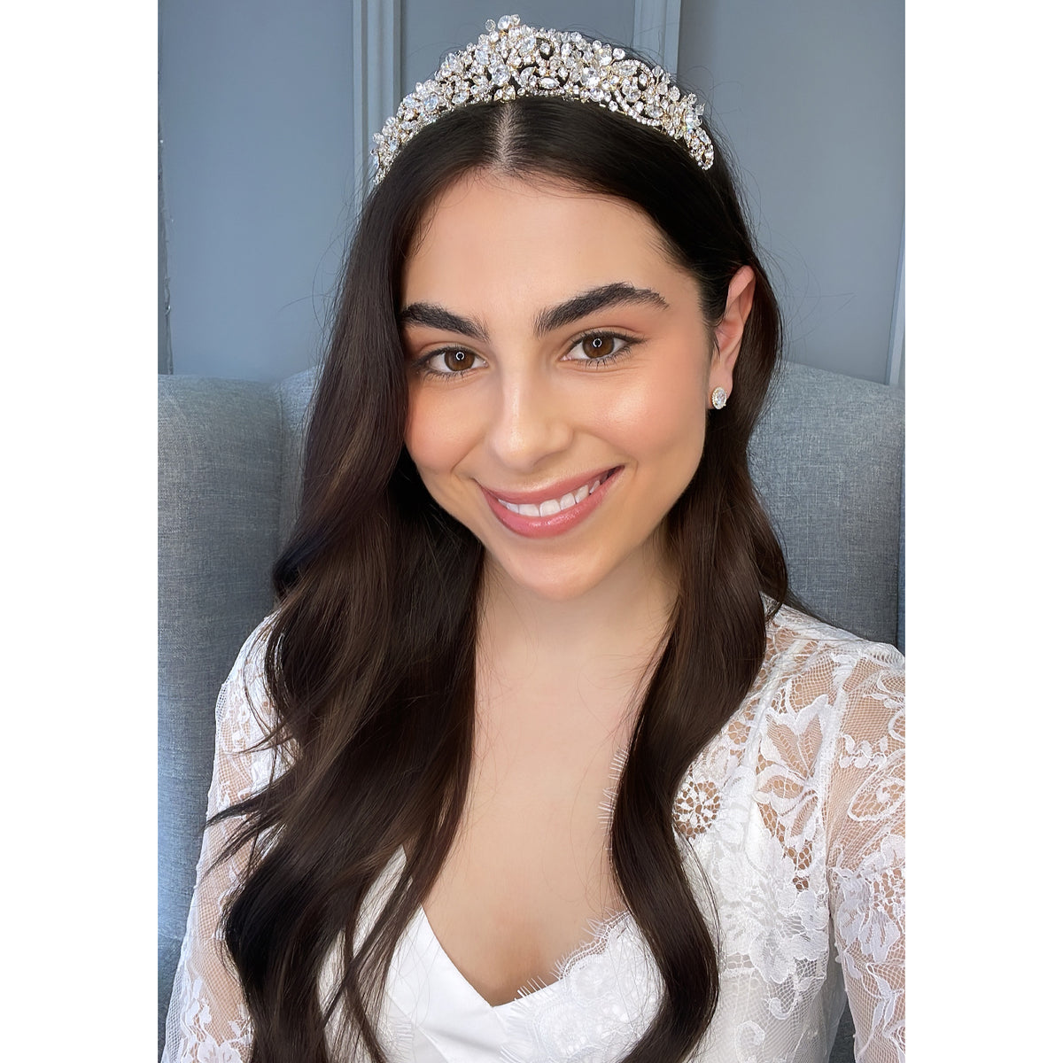 Maxine Bridal Crown - Roman & French