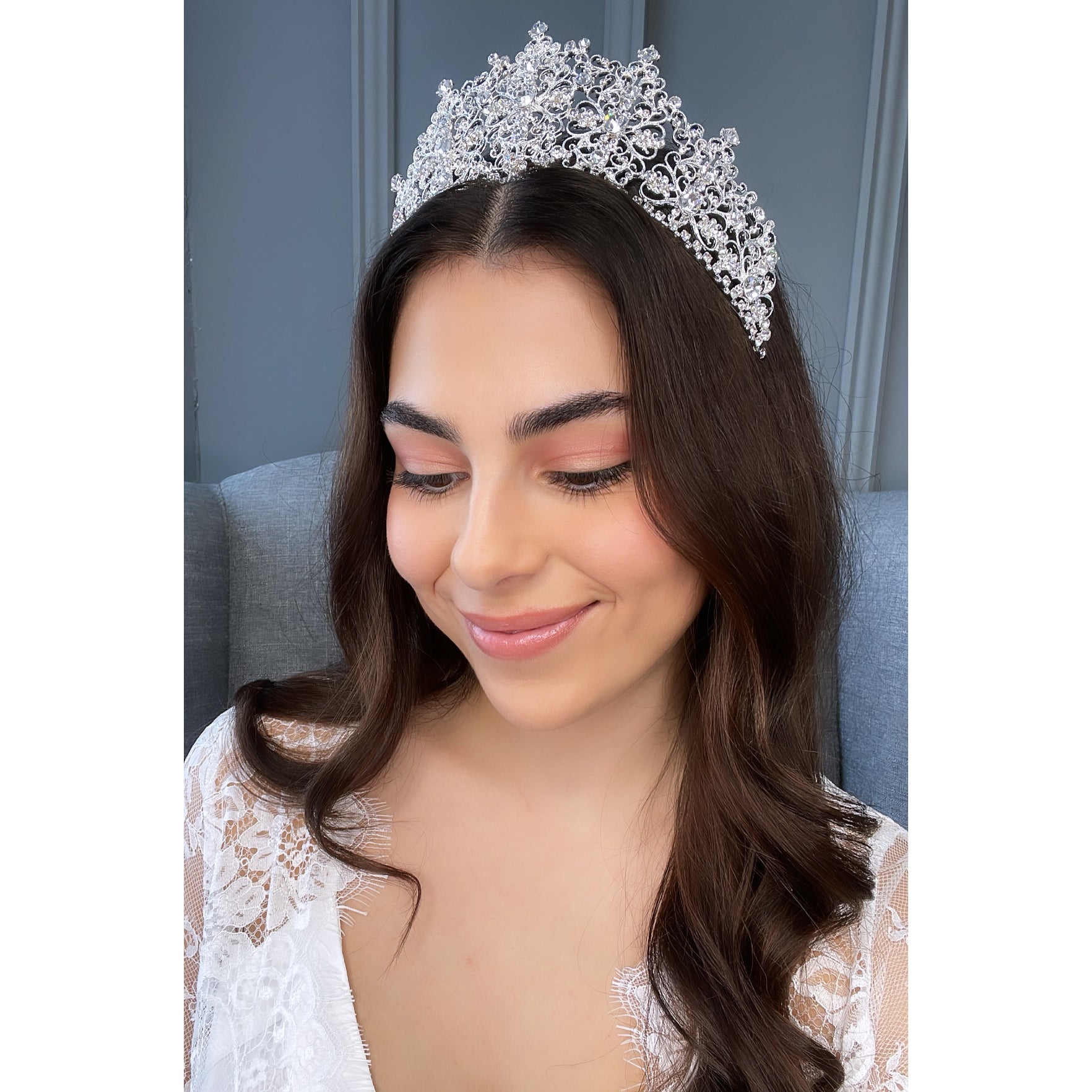 Alexis Bridal Crown - Roman & French