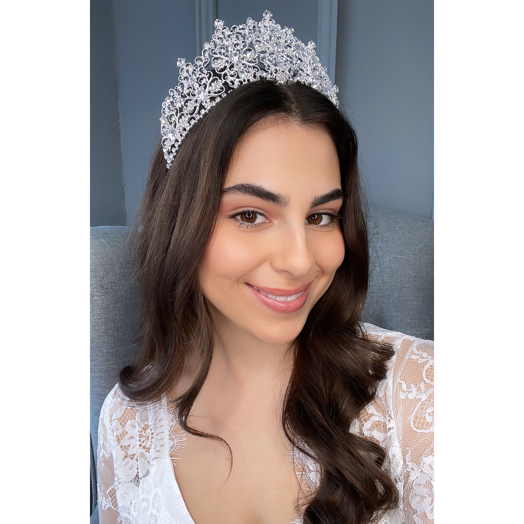 Alexis Bridal Crown - Roman & French